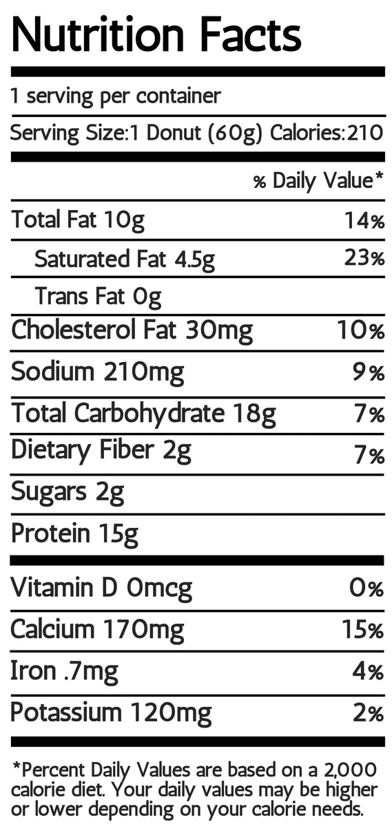 Redefine Foods Dippin' Dots Birthday Cake Donut